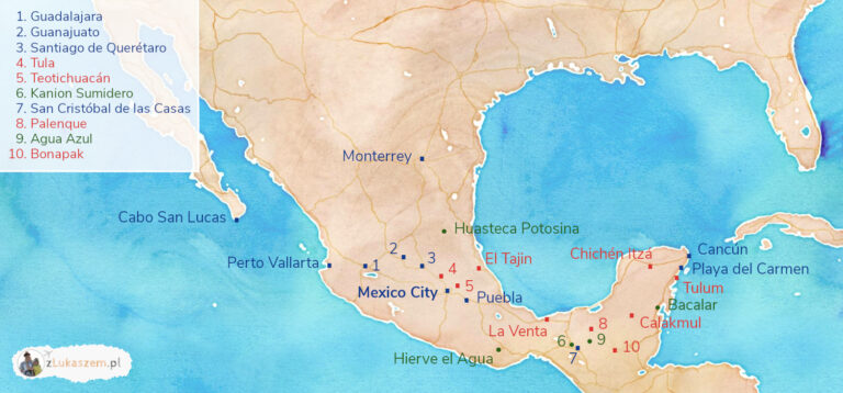 MEKSYK - przewodnik po Meksyku. Co warto zobaczyć? - zLukaszem